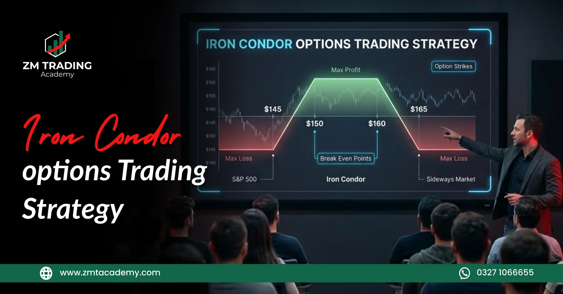 7-Step Setup Iron Condor Options Strategy With Profit & Risk